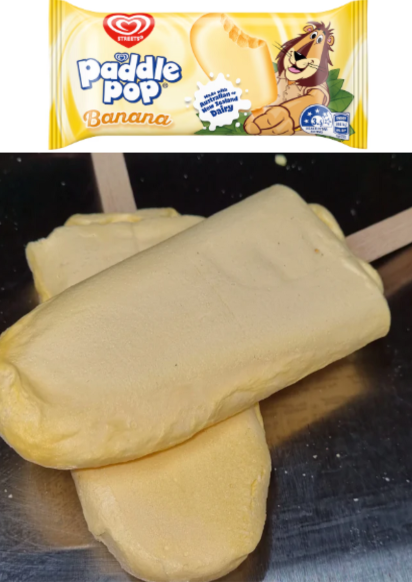 Freeze Dried Banana Paddle Pop Ice-cream – Wholesale Freeze Dried Foods